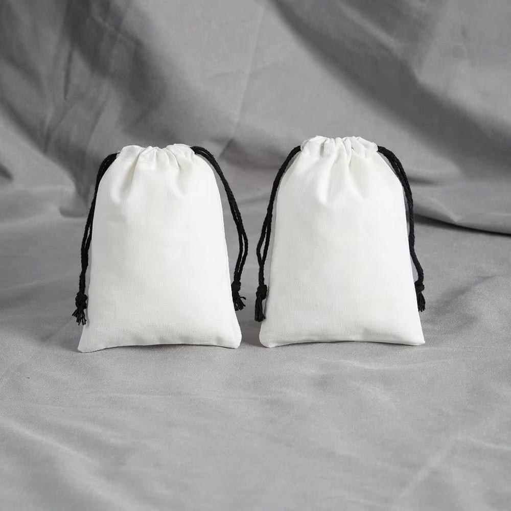 Custom Cotton Drawstring Bag: Personalized Favor Bag, Logo Print - Etsy