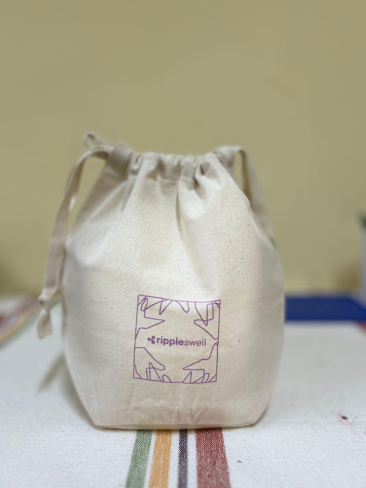 Candle Packaging Bag, Round Bottom Bag for Candles, Cotton Drawstring ...