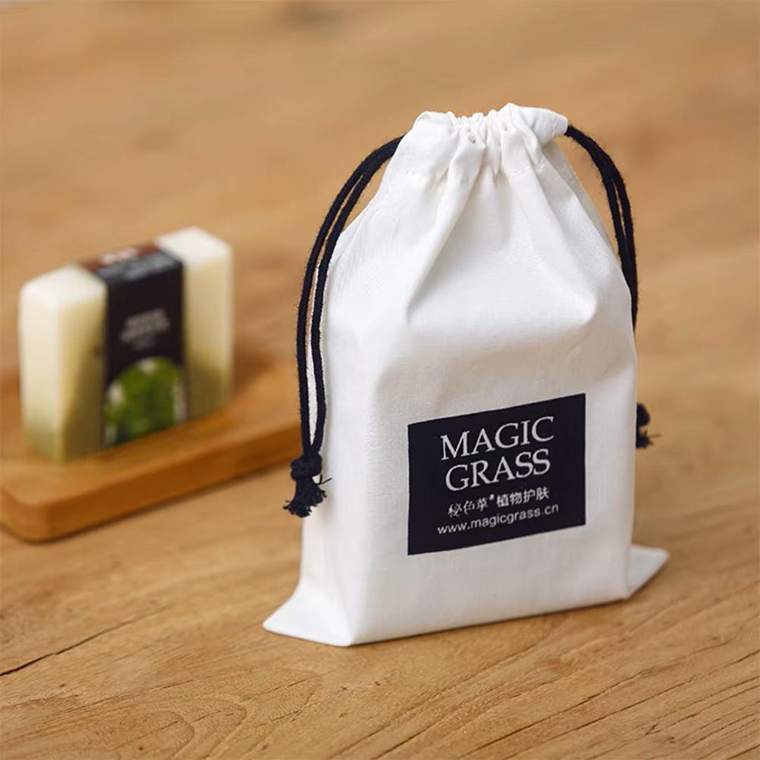 Custom Cotton Drawstring Bag: Personalized Favor Bag, Logo Print - Etsy