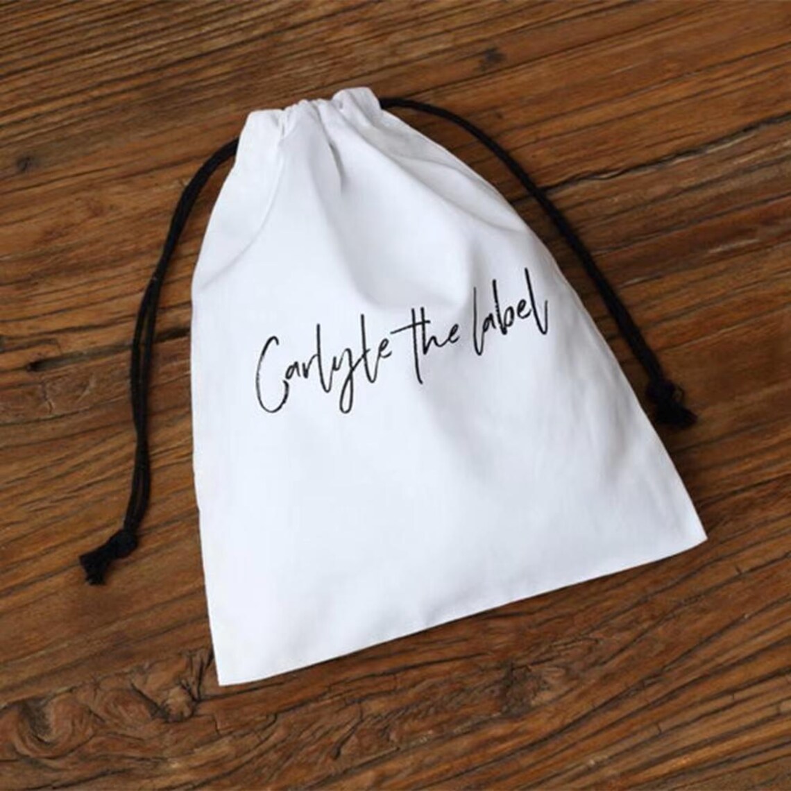Custom Cotton Drawstring Bag: Personalized Favor Bag, Logo Print - Etsy