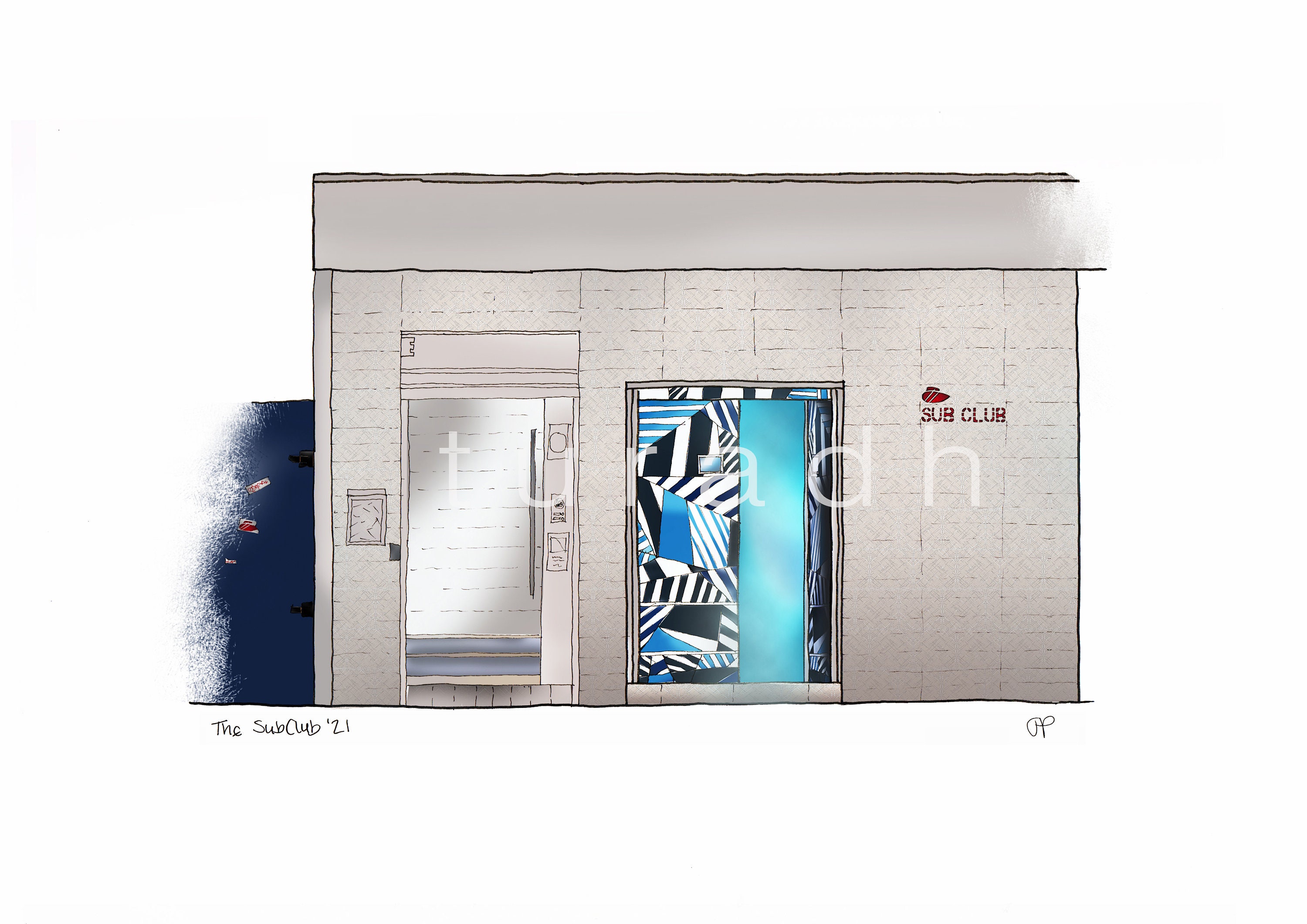 Sub Club, Glasgow Nightclubs, A4 Colour Print, Optional Frame. Glasgow ...