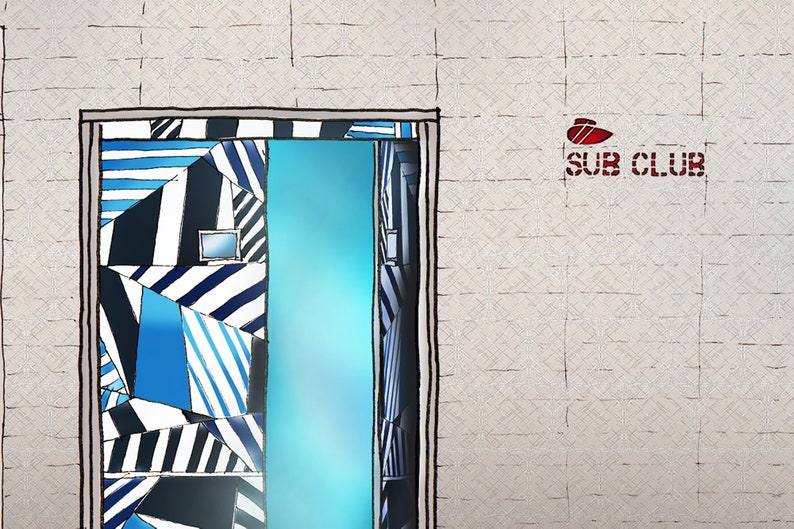 Sub Club, Glasgow Nightclubs, A4 Colour Print, Optional Frame. Glasgow ...