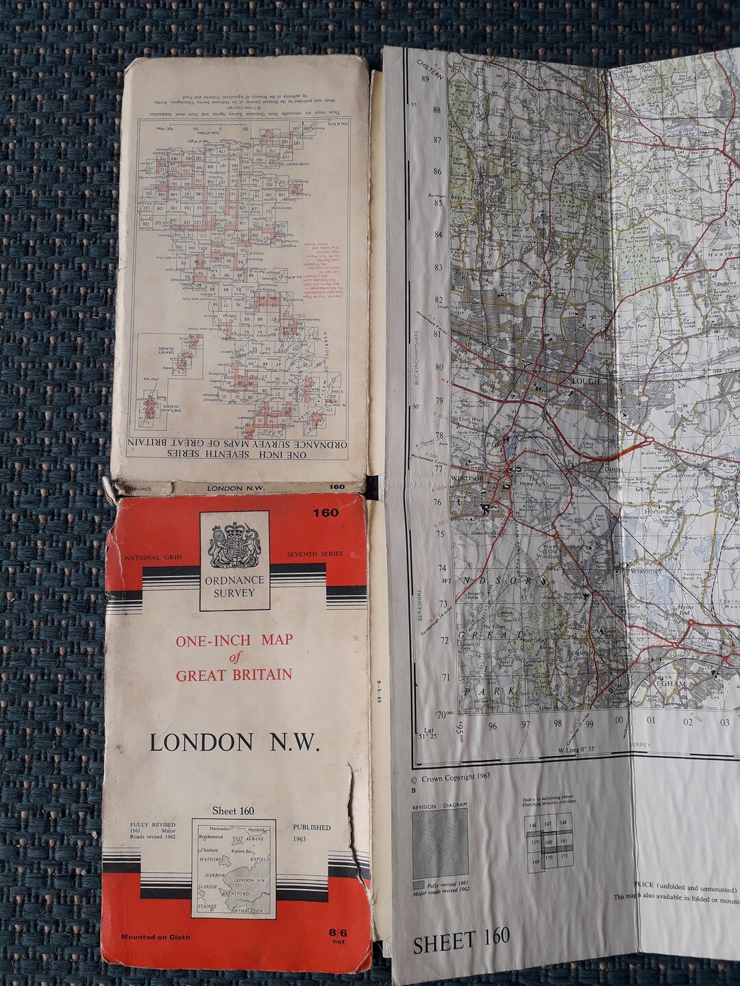 London N.W Map 1963 - Etsy