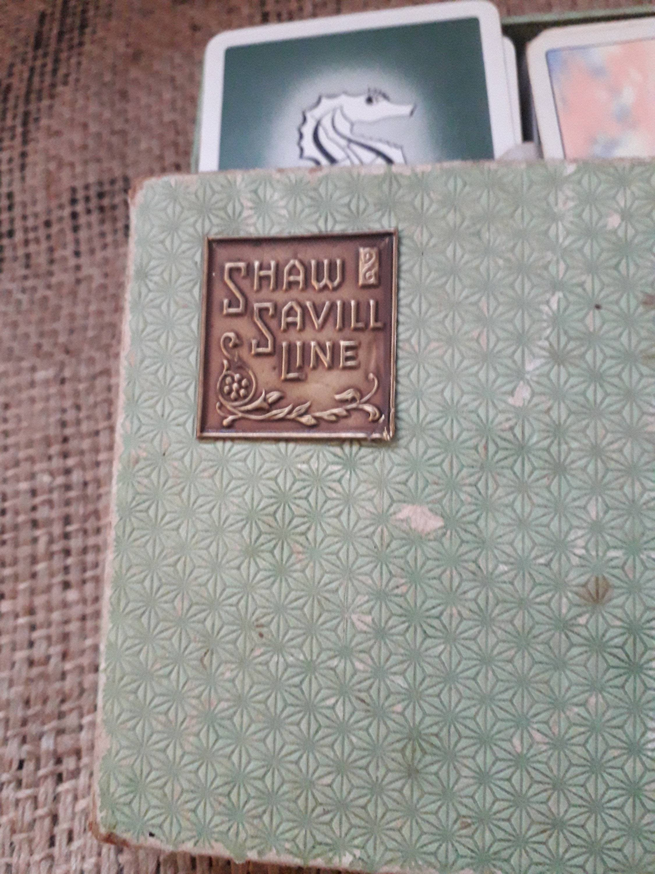 Playing Cards.shaw Savill Cards.shaw Savill Line - Etsy UK