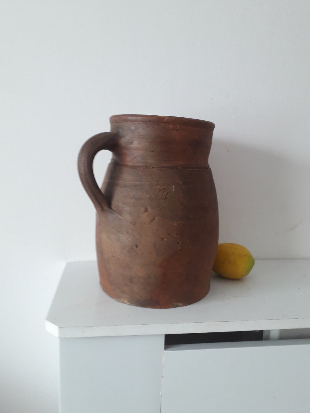 Large Antique French Jug.french Milk Jug - Etsy