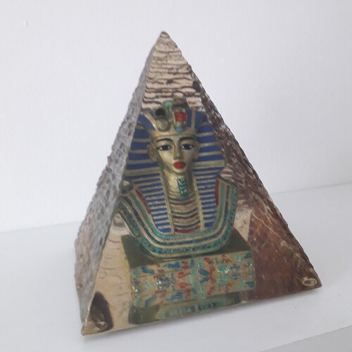 Vintage Sarcophagus Style Box Hand-painted Egyptian Replica | Etsy