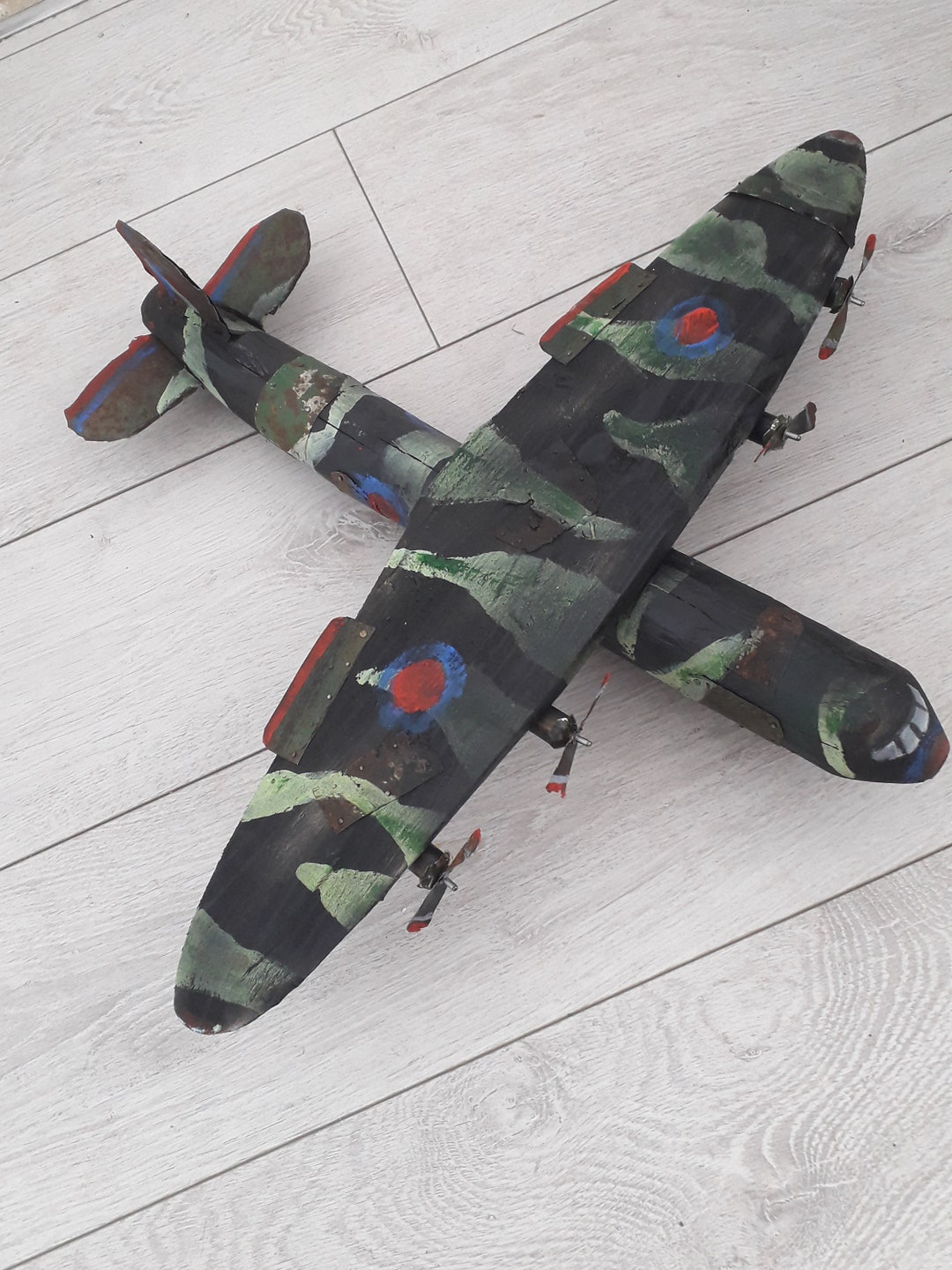Scratch Built Plane .naive Style Model Plane - Etsy UK