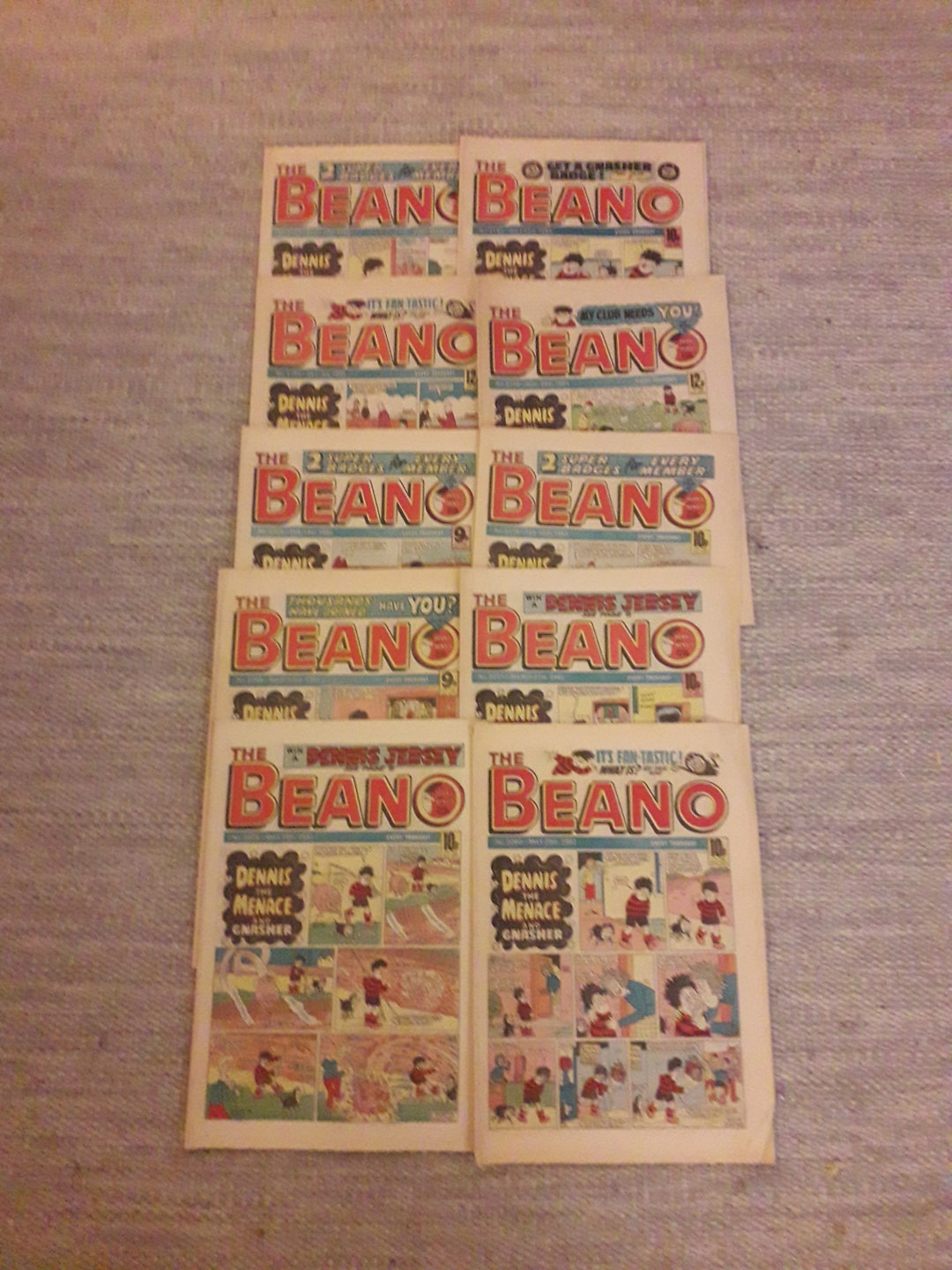 Vintage Beano Comics. 80s Beano Comics - Etsy