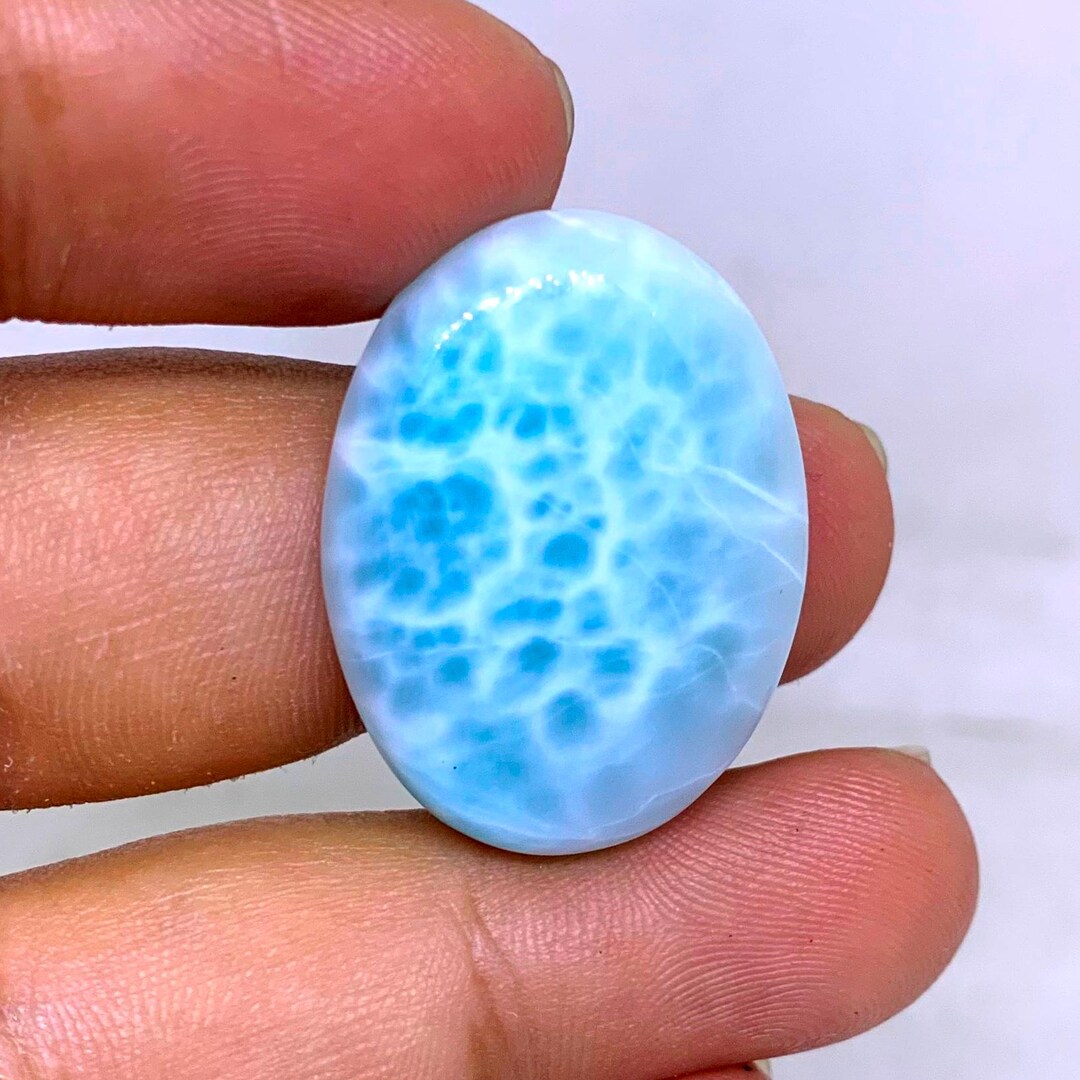 Designer Blue Republic Larimar Top Quality Natural Larimar Oval Shape ...