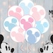 Printable Pastel Mickey Balloons, Disneyland Baby Shower Stand up Prop ...
