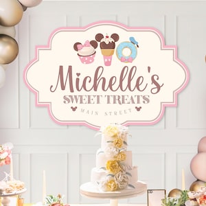 Printable Disney Party Sign, Mickey Treats Sign, Perfect for Any Disney ...