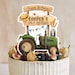 Tractor Cake Topper, Printable Cake Topper, Party Cake Topper, Cake ...