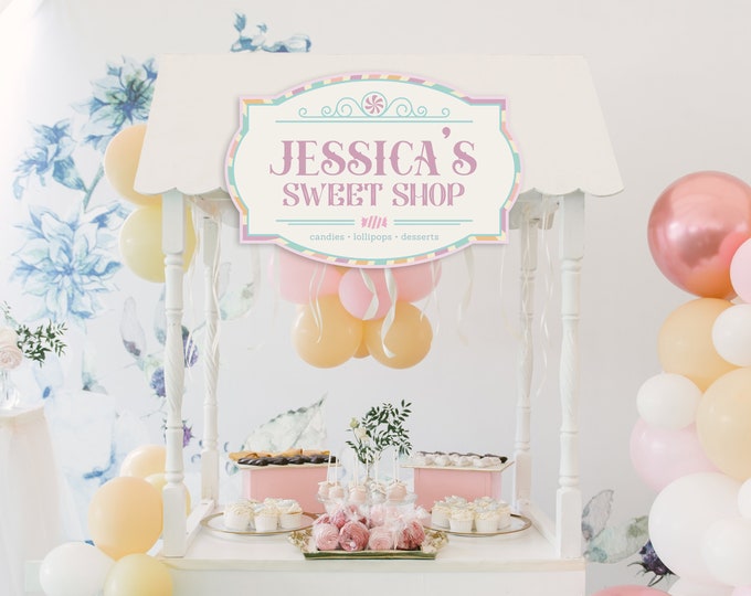 Vintage Cotton Candy Sign DIY Instant Download, Carnival Signs, Cotton ...