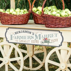 Printable Farmers Market Sign, Perfect for Any Farm Theme Birthday ...