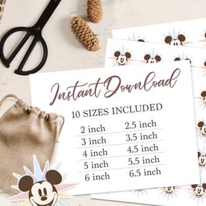 Printable Mickey's Fun Wheel Label, Mickey Birthday, Disneyland Party ...