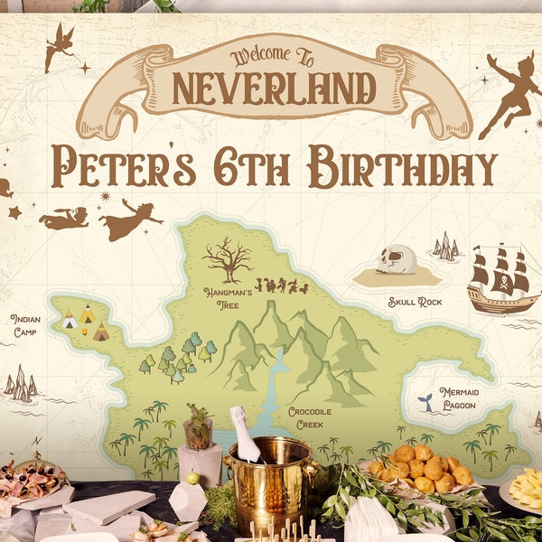 Neverland Backdrop - Etsy