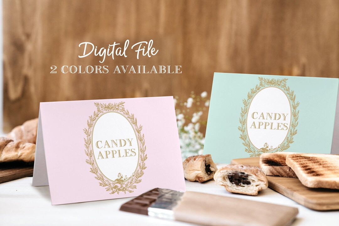Editable French Cafe Party Food Tent, Paris Cafe Birthday Food Label ...