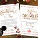 Editable Letter From Santa Mickey + Nice List Certificate I North Pole ...