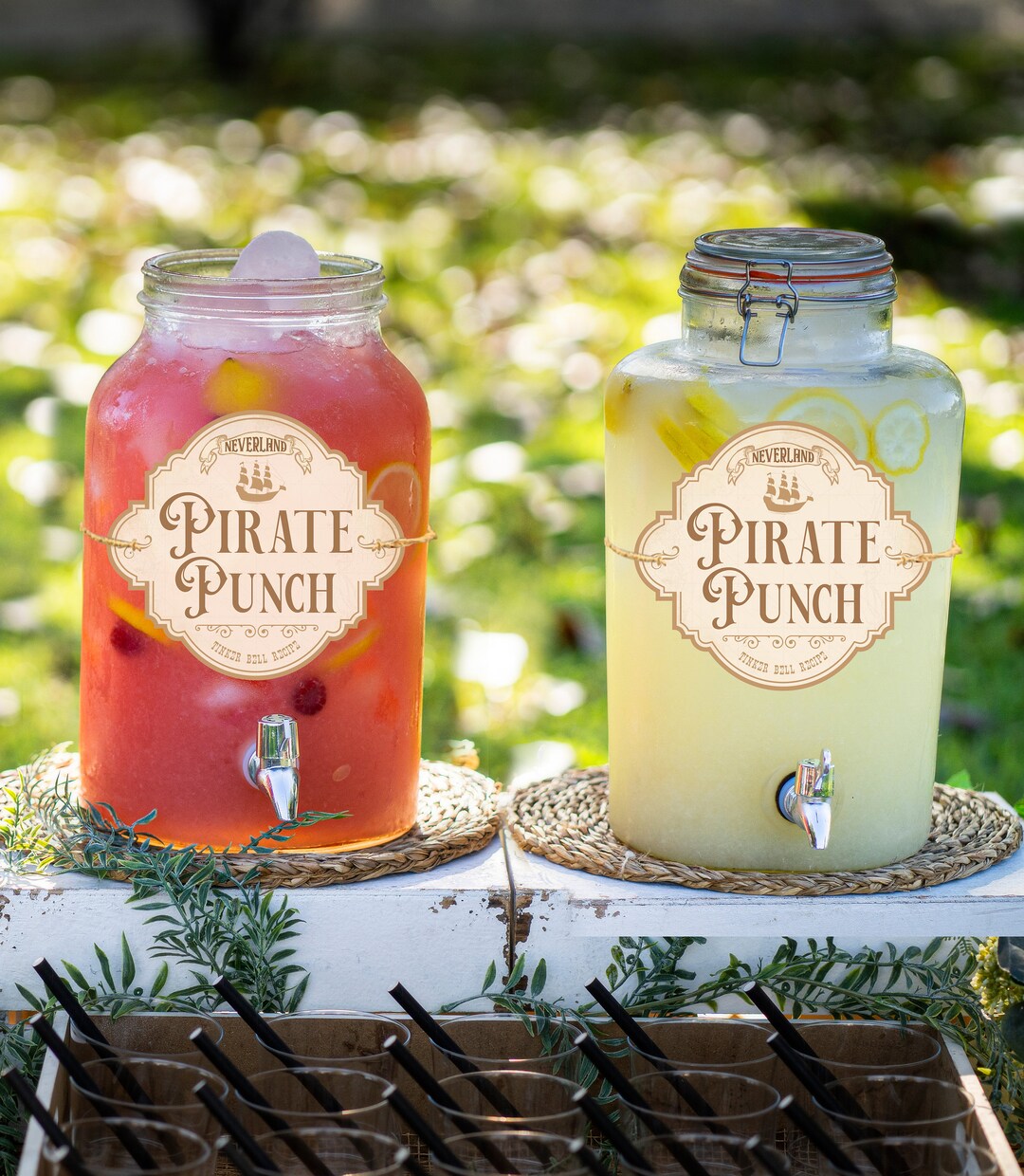 Neverland Party Drink Label Peter Pan Party Beverage Label - Etsy