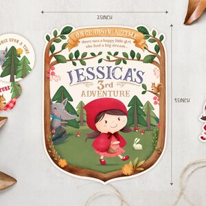 Red Riding Hood Cake Topper, Digital File - Etsy