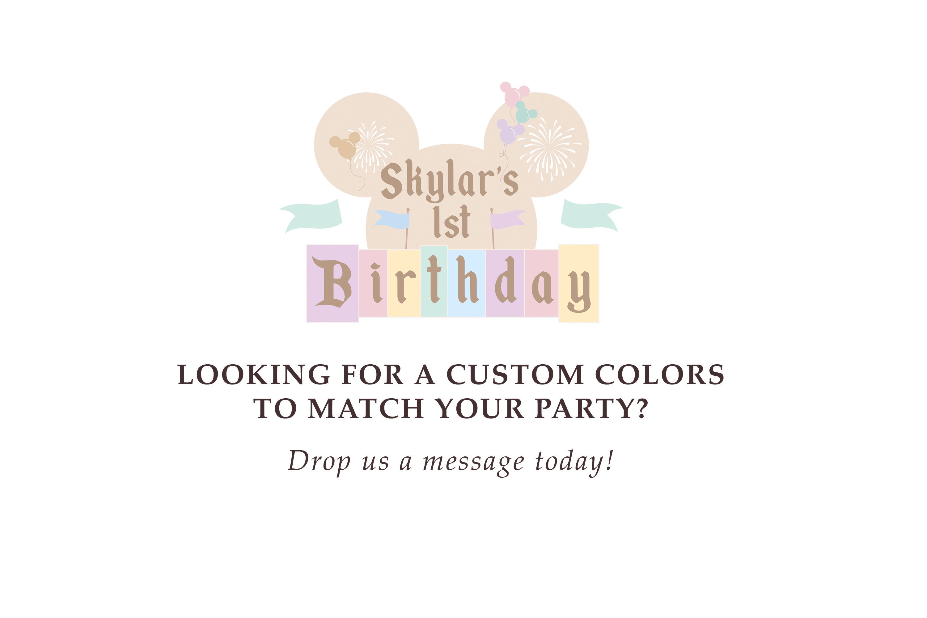 Editable Name Birthday Cake Topper, Printable Happiest Birthday on ...