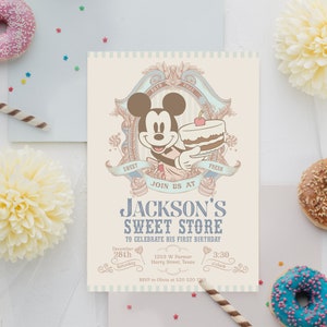 Printable Disney Party Welcome Sign, Mickey Birthday Party Welcome Sign ...