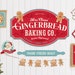 PRINTABLE Gingerbread Bakery Sign, Cookie Exchange Party Decoration ...