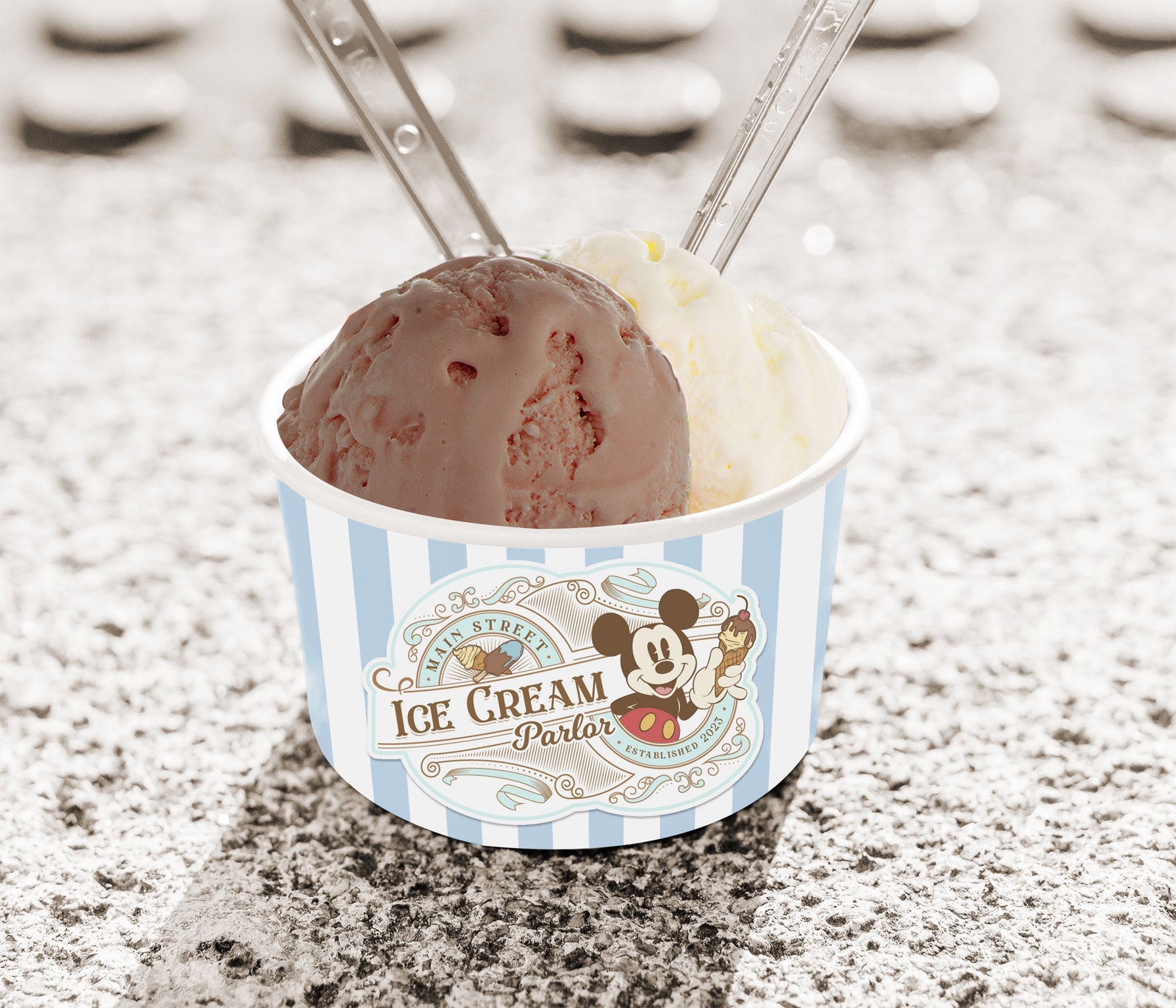 Printable Mickey Customize Ice Cream Menu, Mickey Birthday, Disneyland ...