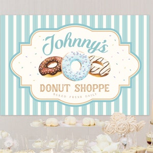 Printable Donut Shop Sign, Perfect for Any Donut Theme Birthday Party ...