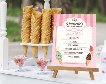 INSTANT 'ICE CREAM Please Help Yourself' Printable - Etsy
