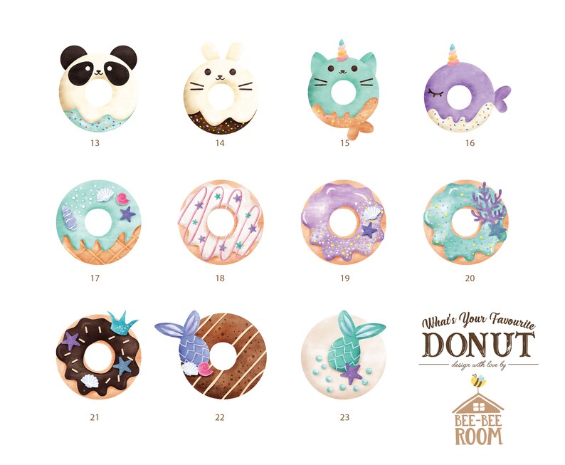 Printable Donut Shop Sign Perfect for Any Donut Theme | Etsy