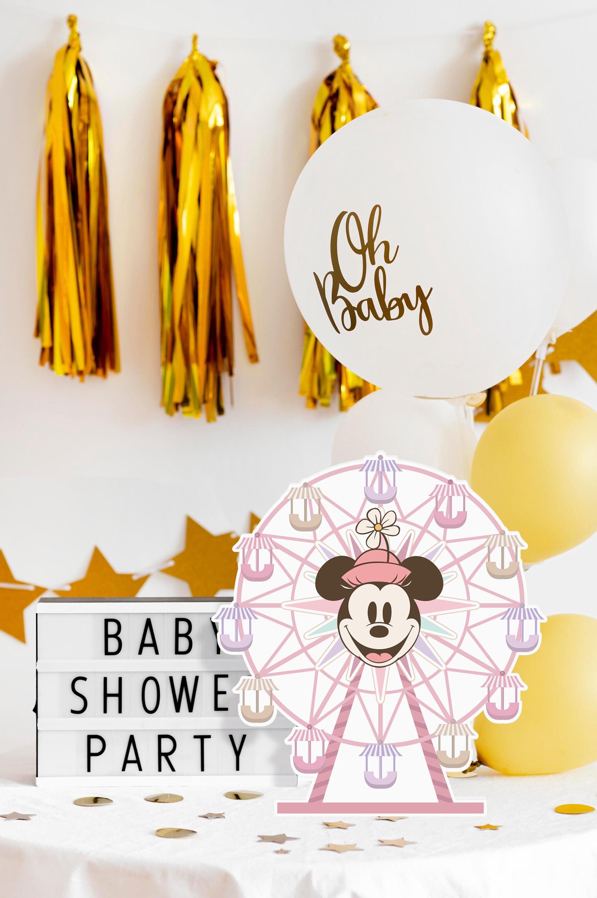 Printable Minnie Ferris Wheel Cutout, Disneyland Birthday Party Stand ...