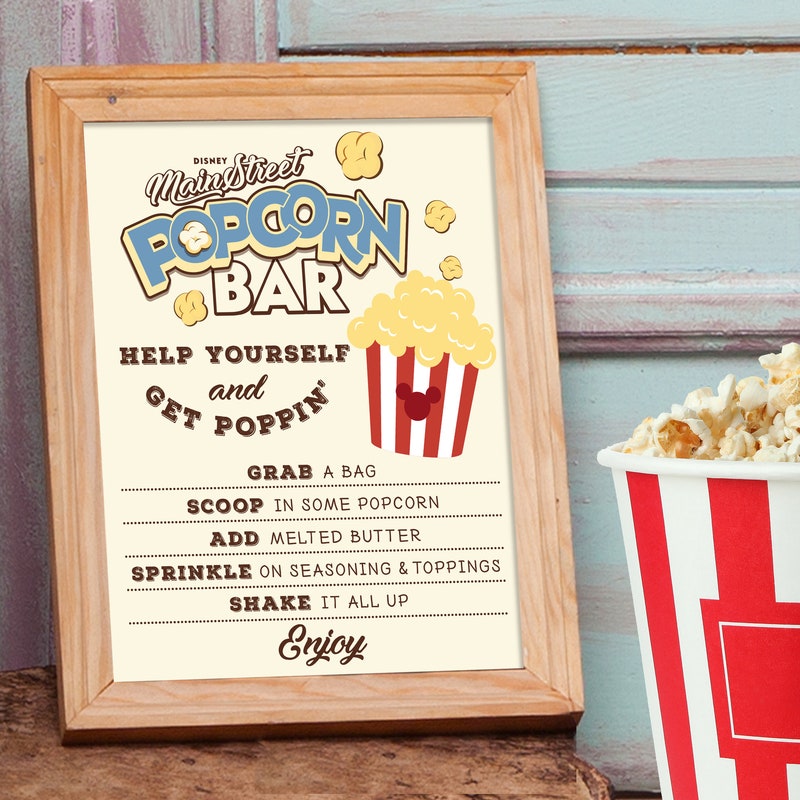 Popcorn Bar - Etsy