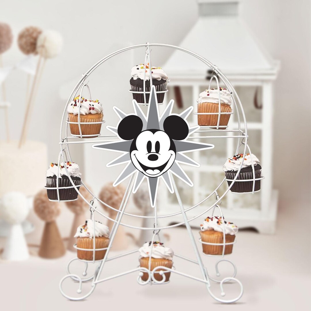 Printable Mickey's Fun Wheel Label, Mickey Birthday, Disneyland Party ...