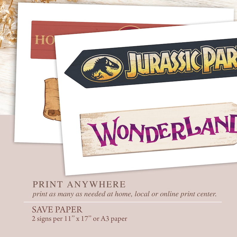 Adventure Party Directional Sign Story Book Directional Sign - Etsy