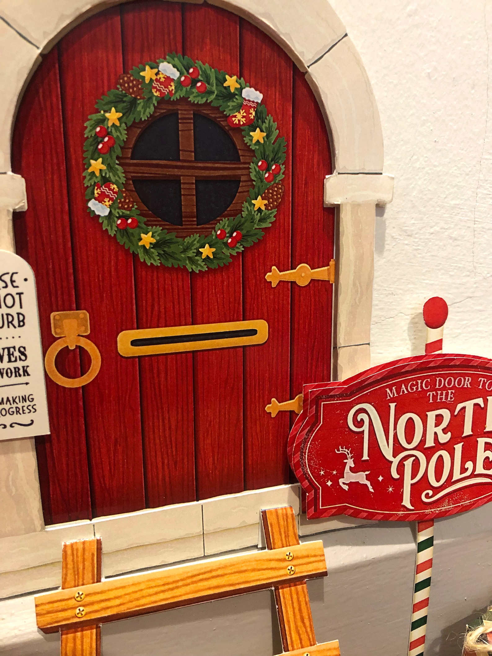 Printable Christmas Elf Door Christmas Decoration Digital - Etsy