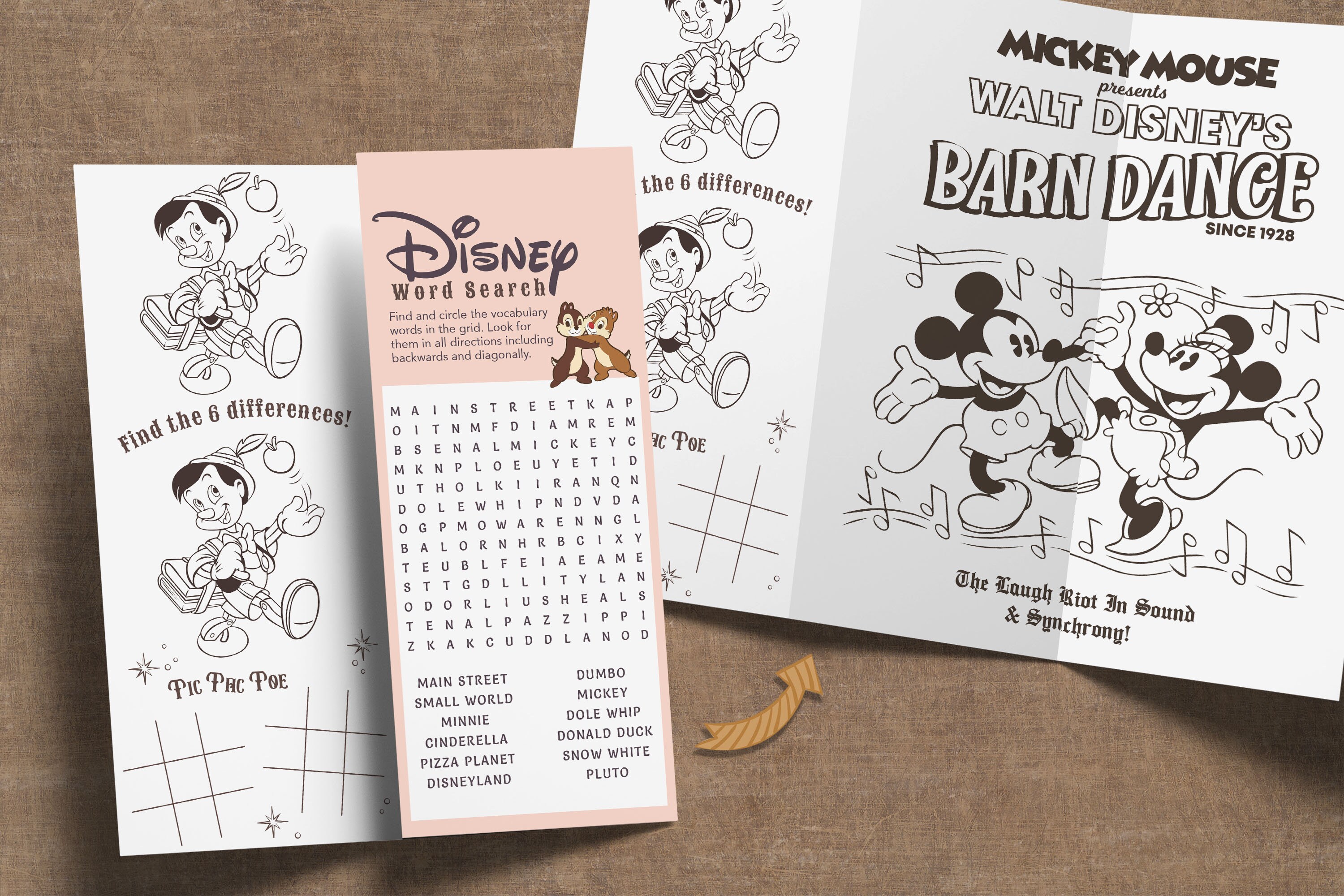 Printable Disneyland Activity Sheet, Disneyland Coloring Page, Kids ...