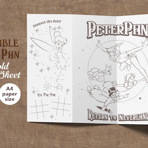 Printable Peter Pan Activity Sheet, Neverland Coloring Page, Kids ...