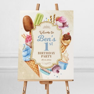 Printable Ice Cream Parlor Sticker, Ice Cream Tub Label, Digital File ...