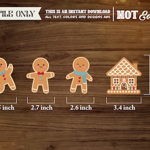 PRINTABLE Gingerbread Bakery Sign, Cookie Exchange Party Decoration ...