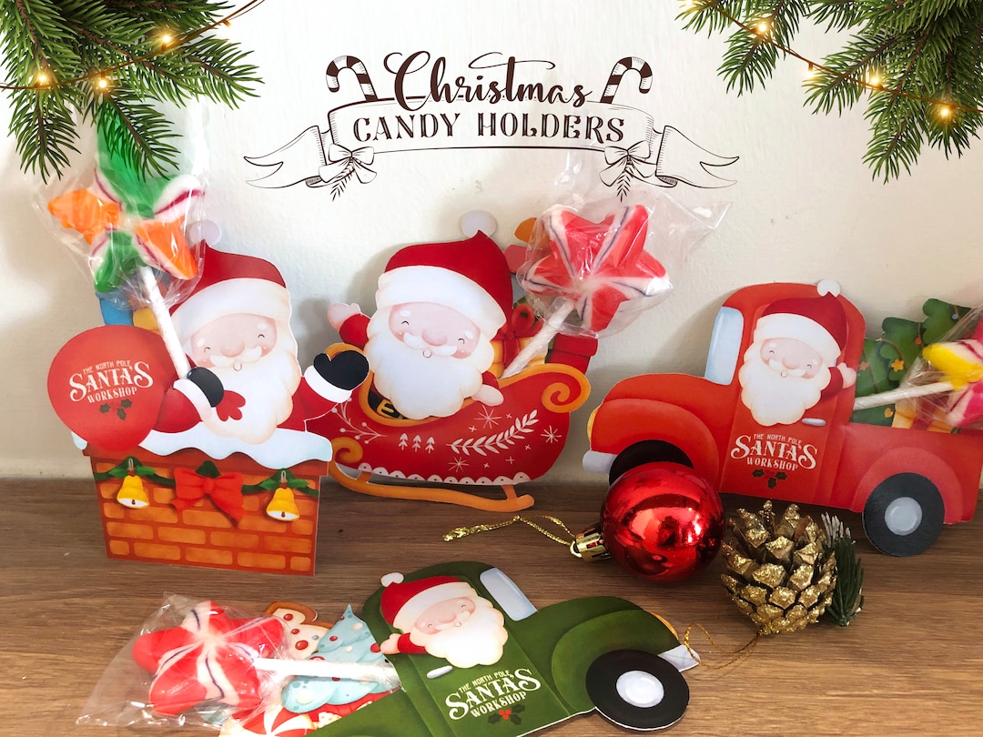 Christmas Candy Cane Holders | Christmas Candy Holders | Christmas ...
