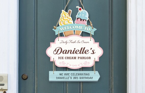 Printable Ice Cream Parlor Sign Perfect for Any Ice Cream - Etsy