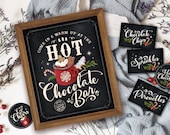 PRINTABLE Hot Chocolate Bar Kit Hot Cocoa Bar Hot Chocolate - Etsy