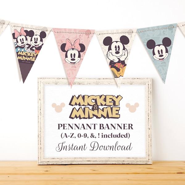 Modern Mickey Mouse Cupcake Topper, Mickey Mouse Cupcake Topper, Mickey ...