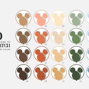 Printable Pastel Mickey Balloons, Disneyland Baby Shower Stand up Prop ...