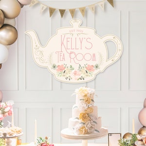 Editable Tea Room Sign, Tea Party Sign, Tea Party Decor, Perfect for ...