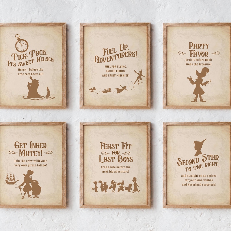 Peter Pan Birthday Signs - Etsy