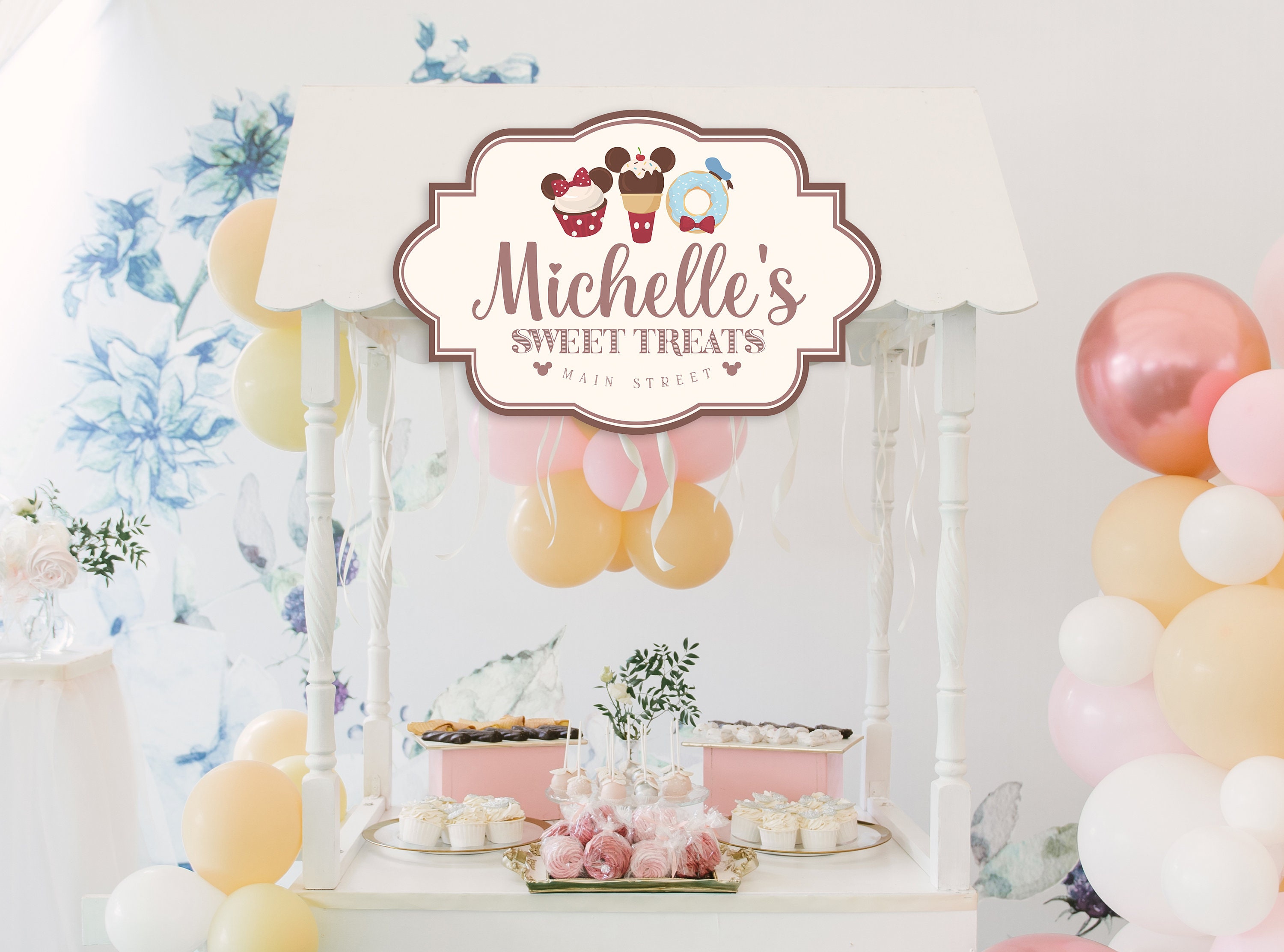 Printable Disney Party Sign Mickey Treats Sign Perfect for - Etsy