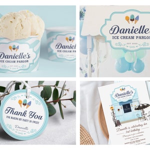 Printable Customize Ice Cream Menu • 10 X 12 • Digital File - Etsy