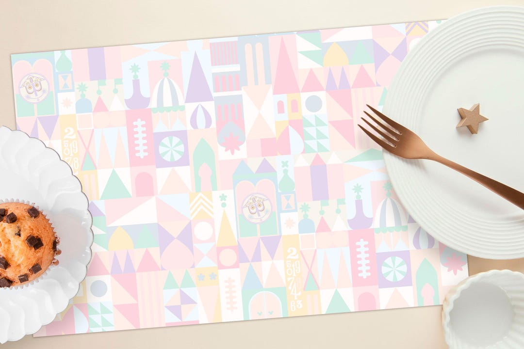 Printable It's A Small World Party Place Mat, It's A Small World Wall ...